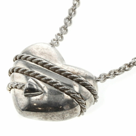 Tiffany & Co. | Jewelry | Tiffany Necklace Heart Arrow Silver 925 ...